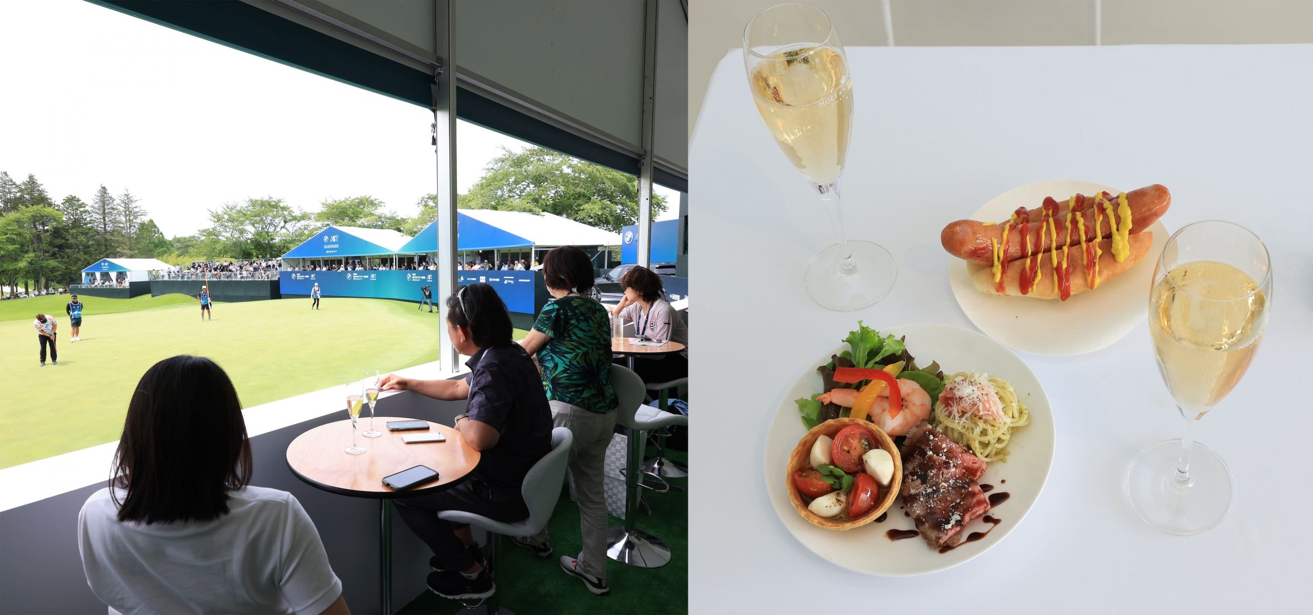メジャートーナメントの熱狂を、贅沢に、優雅に味わう「BMW VIP LOUNGE」 | BMW日本ゴルフツアー選手権 森ビルカップ